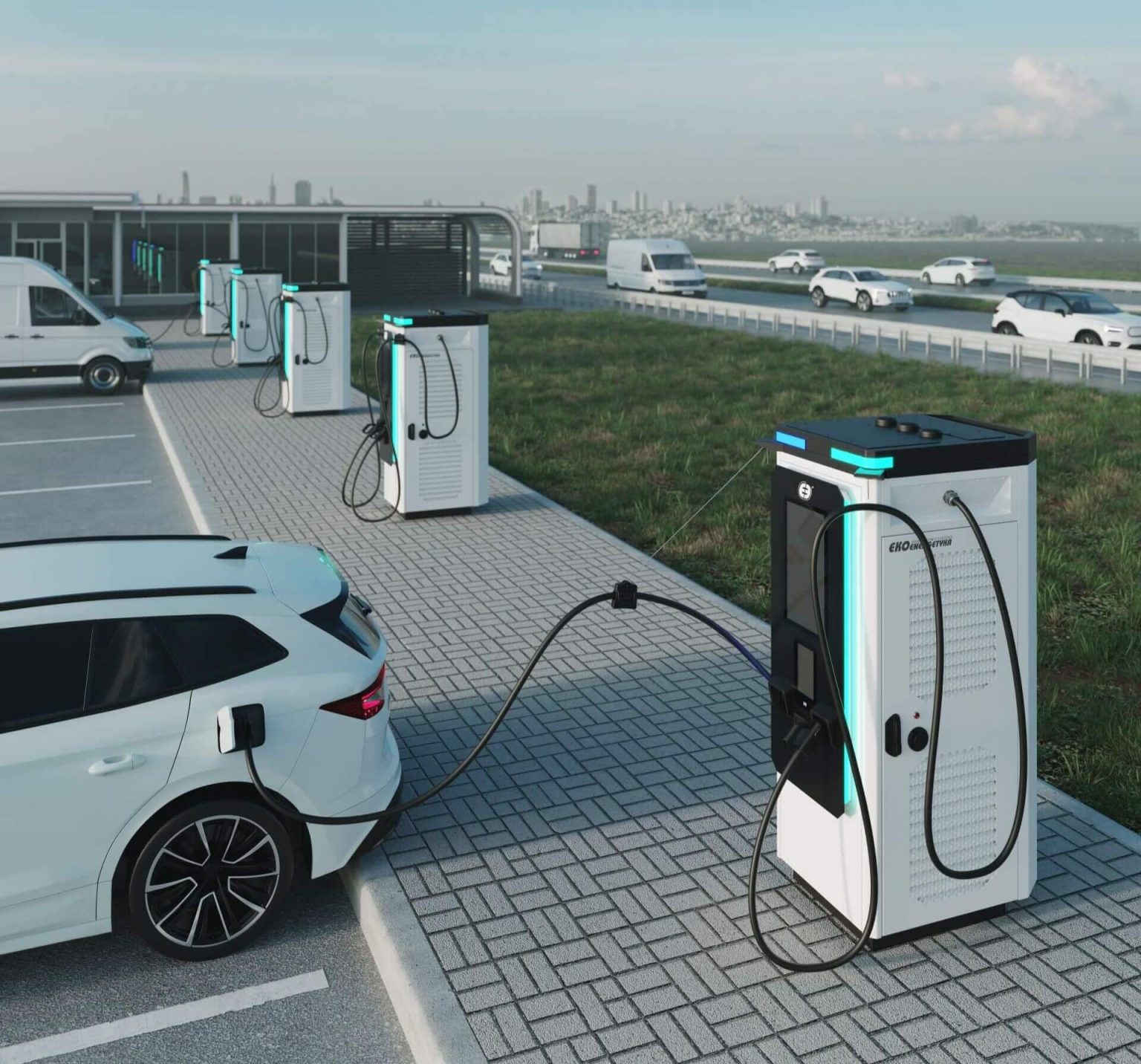 Axon Easy 180 - stacja szybkiego ładowania DC All-in-One do pojazdów ...